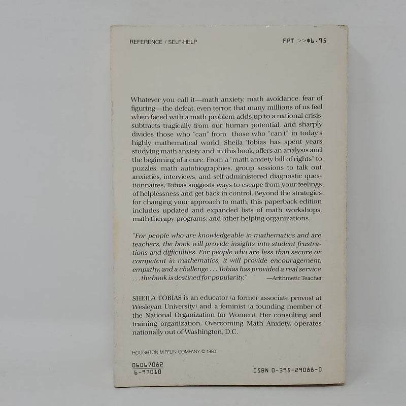 Overcoming Math Anxiety by Sheila Tobias, Paperback | Pangobooks