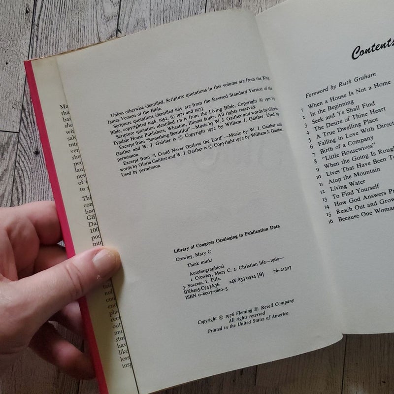 Think Mink! by Mary C. Crowley