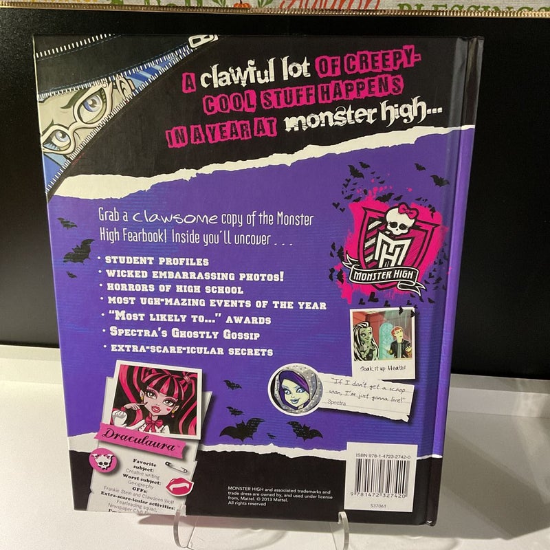 Monster High Fear Book by Parragon, Hardcover | Pangobooks