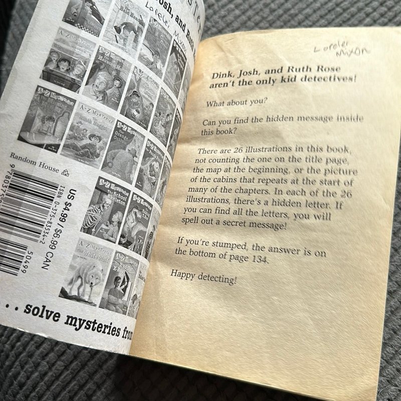 A to Z Mysteries Super Edition 1: Detective Camp by Ron Roy