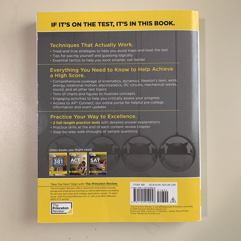 Cracking the AP Physics 1 Exam, 2017 Edition by Princeton Review Staff Cracking the AP Physics 1 Exam, 2017 Edition by Princeton Review Staff