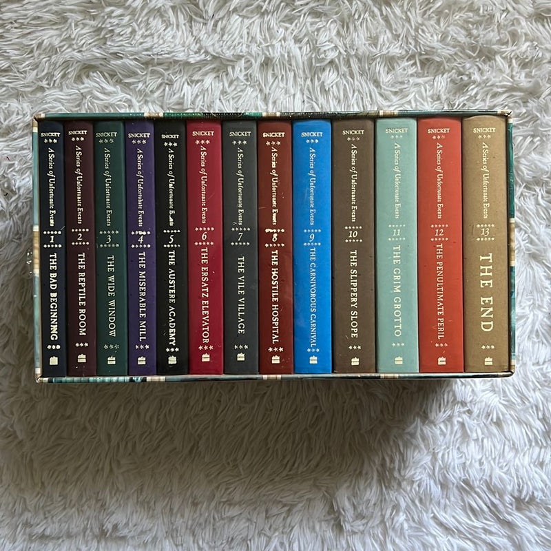 A Series of Unfortunate Events Box: the Complete Wreck (Books 1-13) by ...