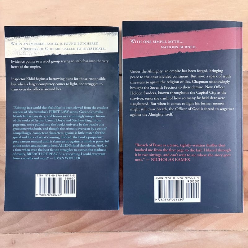 Breach of Peace & Rebel’s Creed by Daniel B. Greene, Paperback | Pangobooks