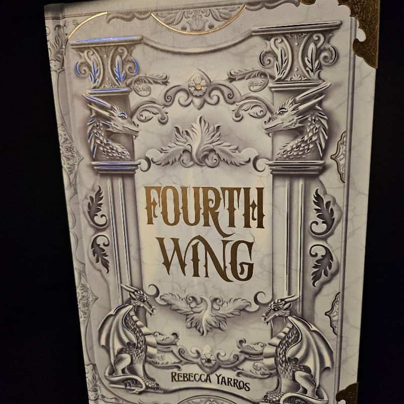 SIGNED Bookish Box Fourth Wing by Rebecca Yarros, Hardcover | Pangobooks