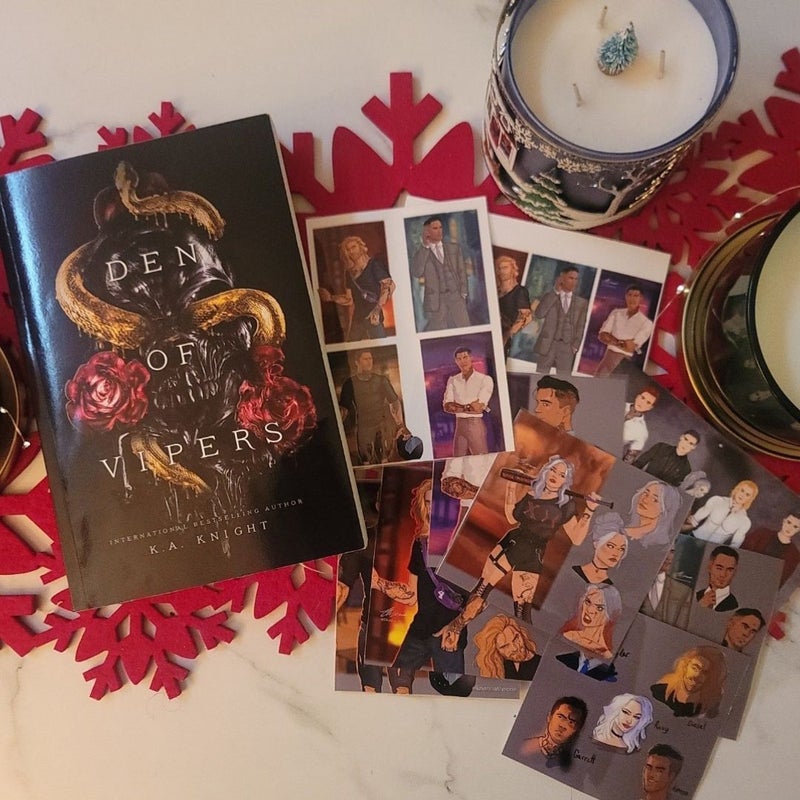Den of Vipers & art prints by K. A. Knight, Paperback | Pangobooks