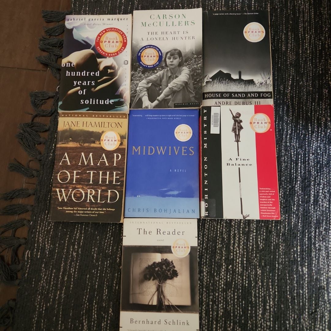 Book club bundle by McCullers, Dubus lll, Márquez, Schlink, Hamilton ...