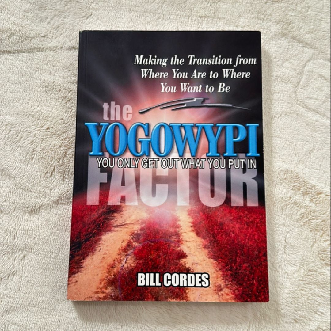The YOGOWYPI FACTOR by Bill Cordes, Paperback | Pangobooks