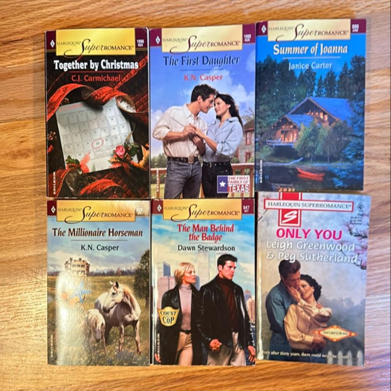lot of 6 paperback Harlequin Romance Books by Harlequin , Paperback ...