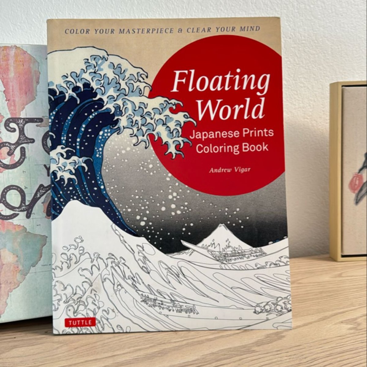 Floating World Japanese Prints Coloring Book by Andrew Vigar