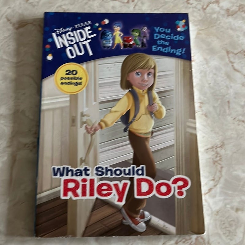 What Should Riley Do? (Disney/Pixar Inside Out) by Tracey West ...