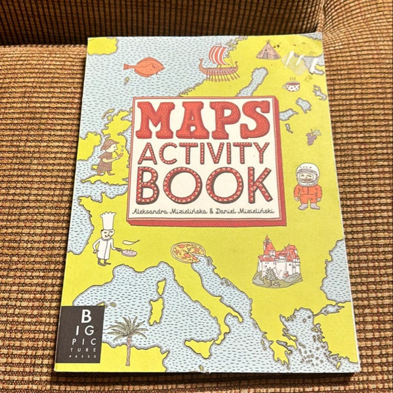 Maps Activity Book by Aleksandra Mizielinska, Daniel Mizielinski