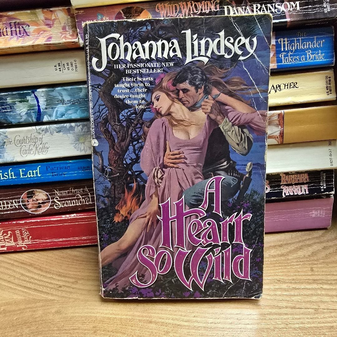 A Heart So Wild - CLINCH COVER- Avon Historical Romance by Johanna ...