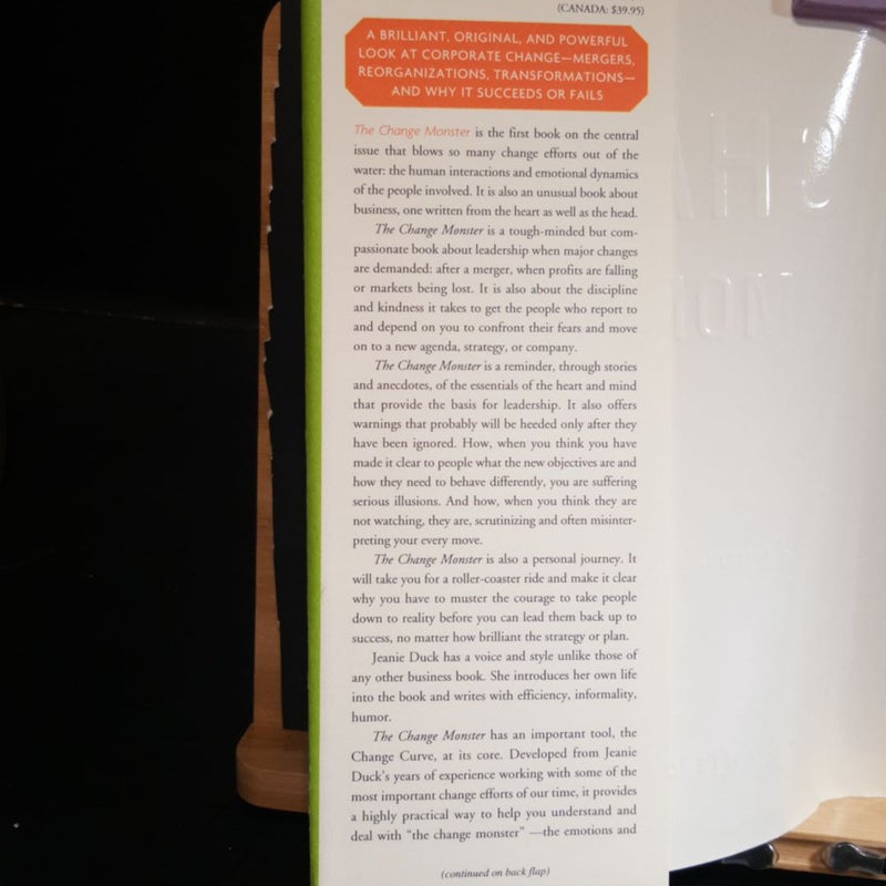 The Change Monster by Jeanie Daniel Duck, Hardcover | Pangobooks