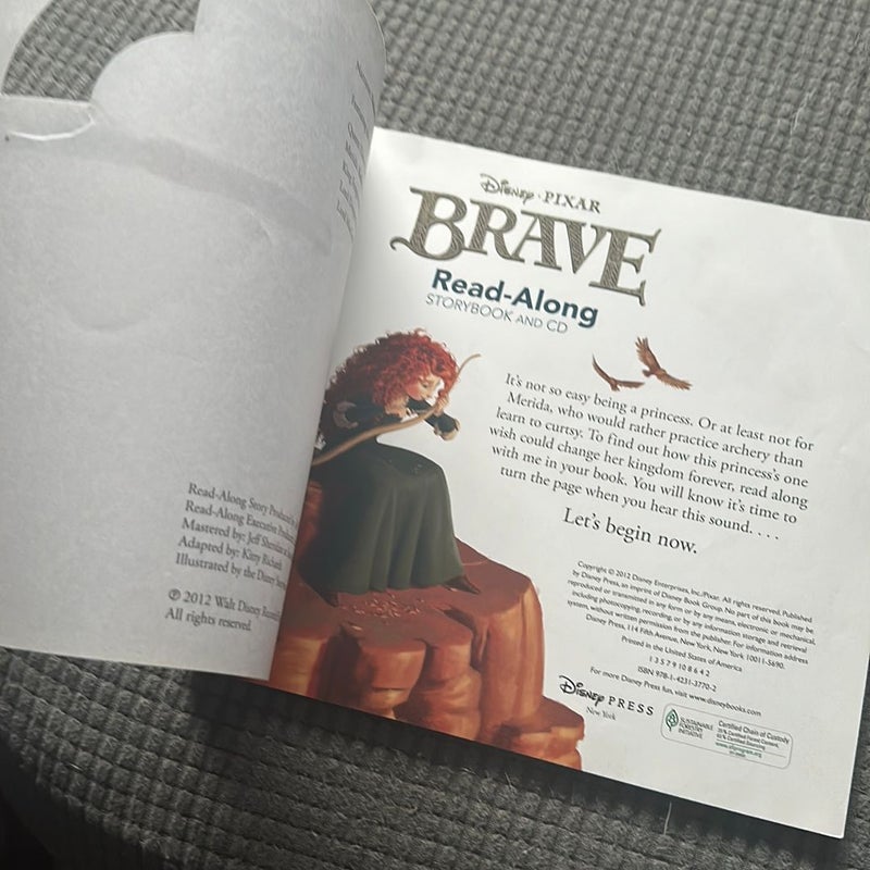 Brave Read-Along Storybook and CD by Disney Books