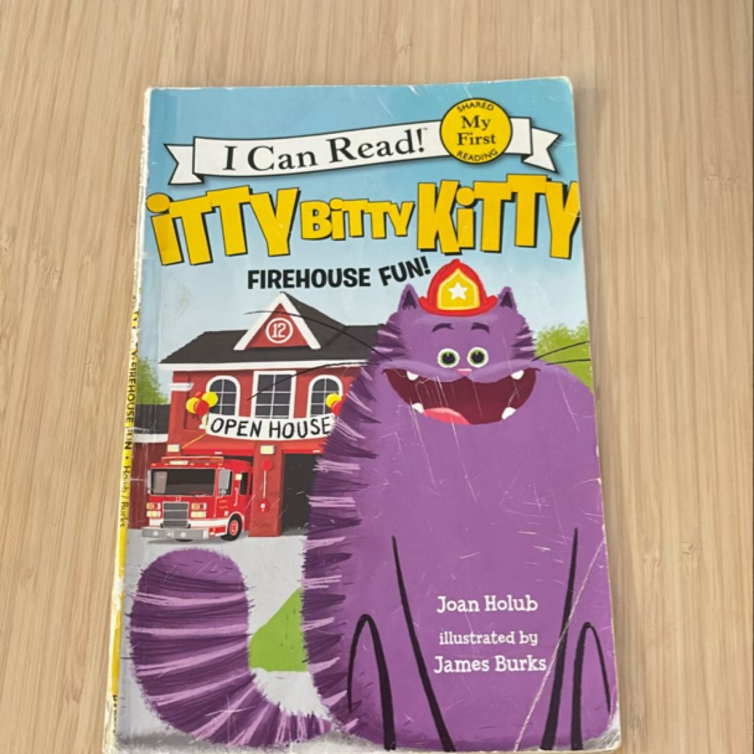 Itty Bitty Kitty: Firehouse Fun by Joan Holub
