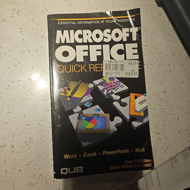 Microsoft Office Quick Reference by Sue Plumley