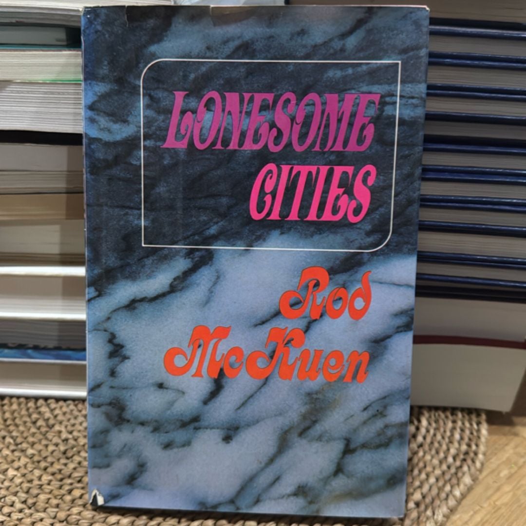 Lonesome Cities, Love Poems and Lyrics, Vintage 1968 by Rod McKuen ...