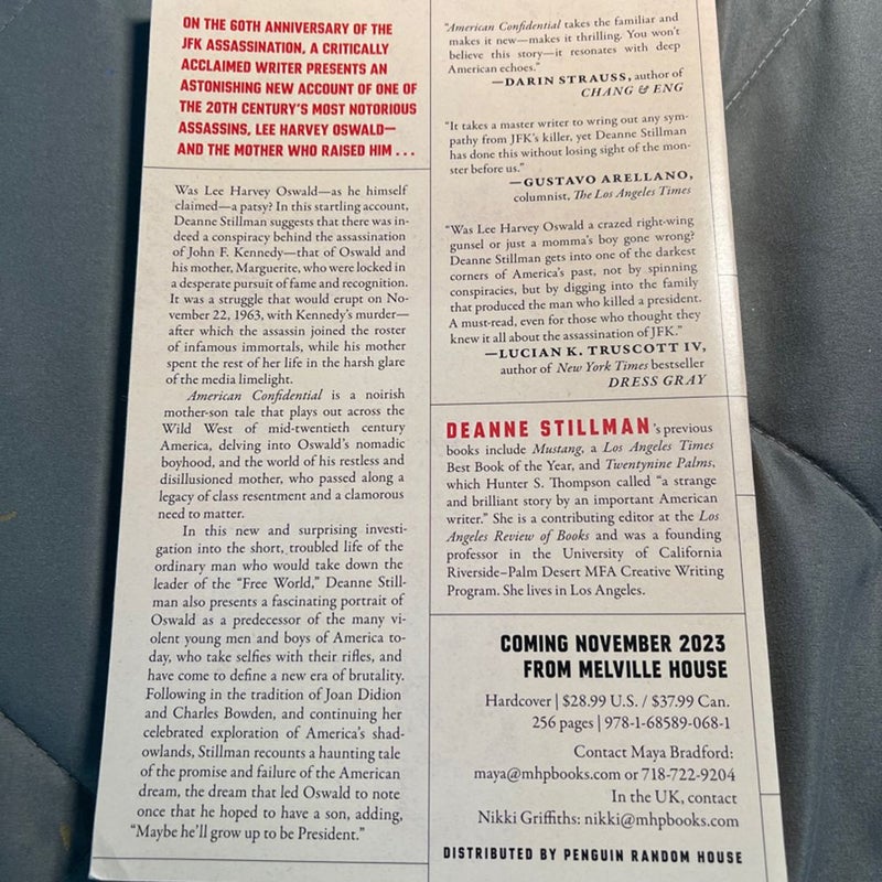 American Confidential ARC by Deanne Stillman, Paperback | Pangobooks