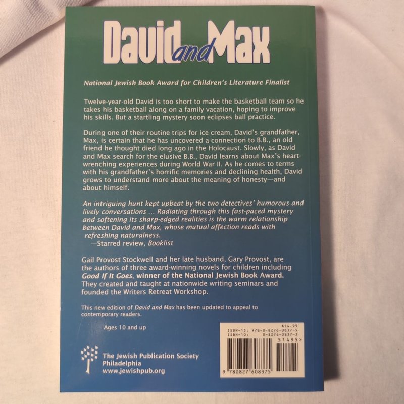 David and Max by Gail Provost Stockwell, Gary Provost