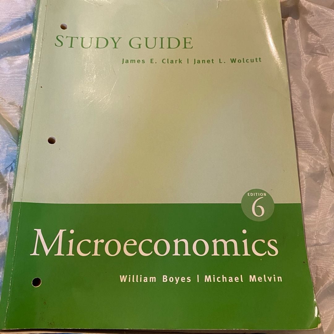 Microeconomics by William Boyes