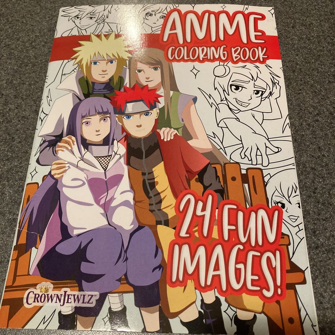 Anime coloring book by Crown Jewlz, Paperback | Pangobooks