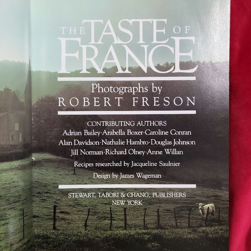 The Taste of France by Robert Freson, Hardcover | Pangobooks