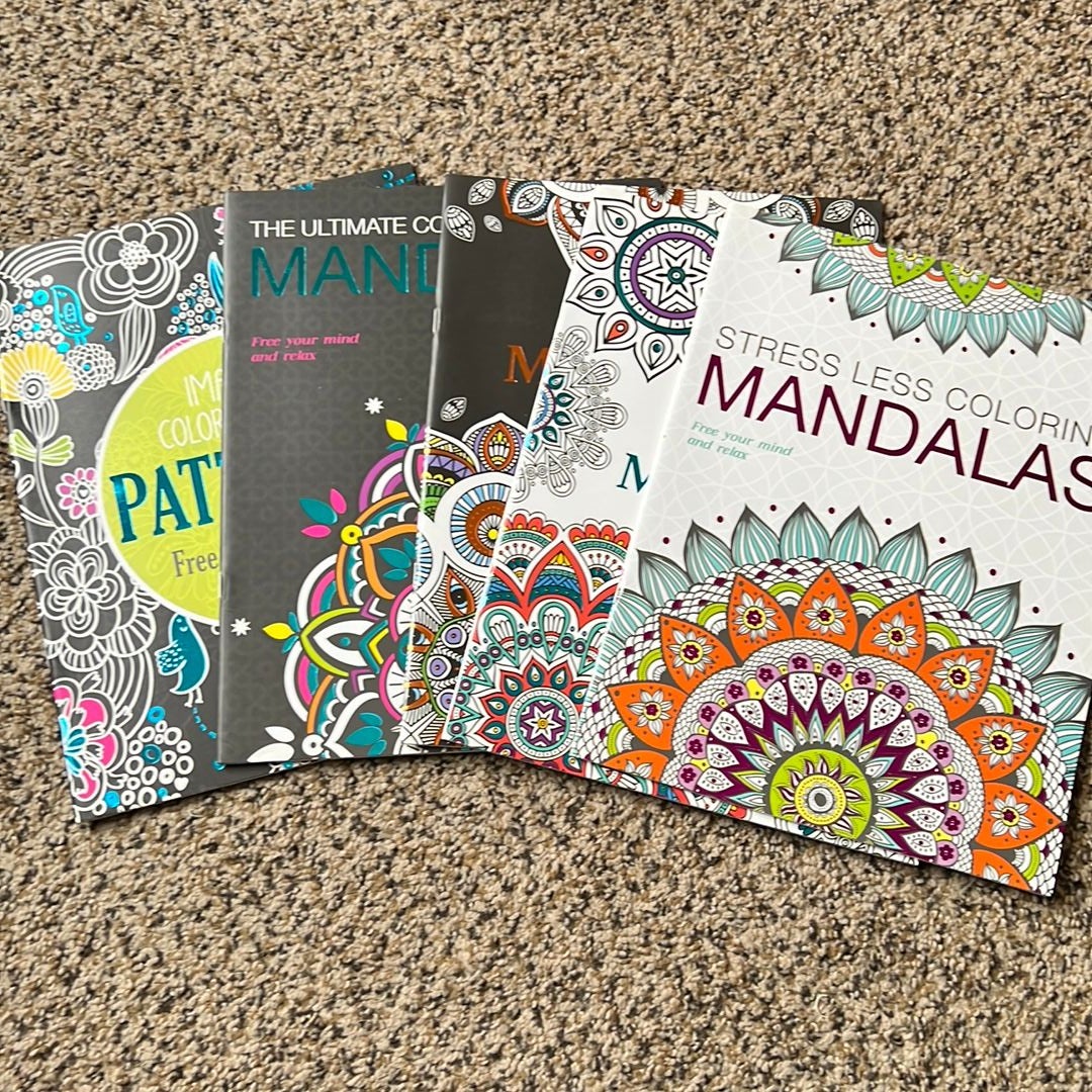 Mandalas Adult Coloring Books Bundle by Dreams Art, Paperback | Pangobooks
