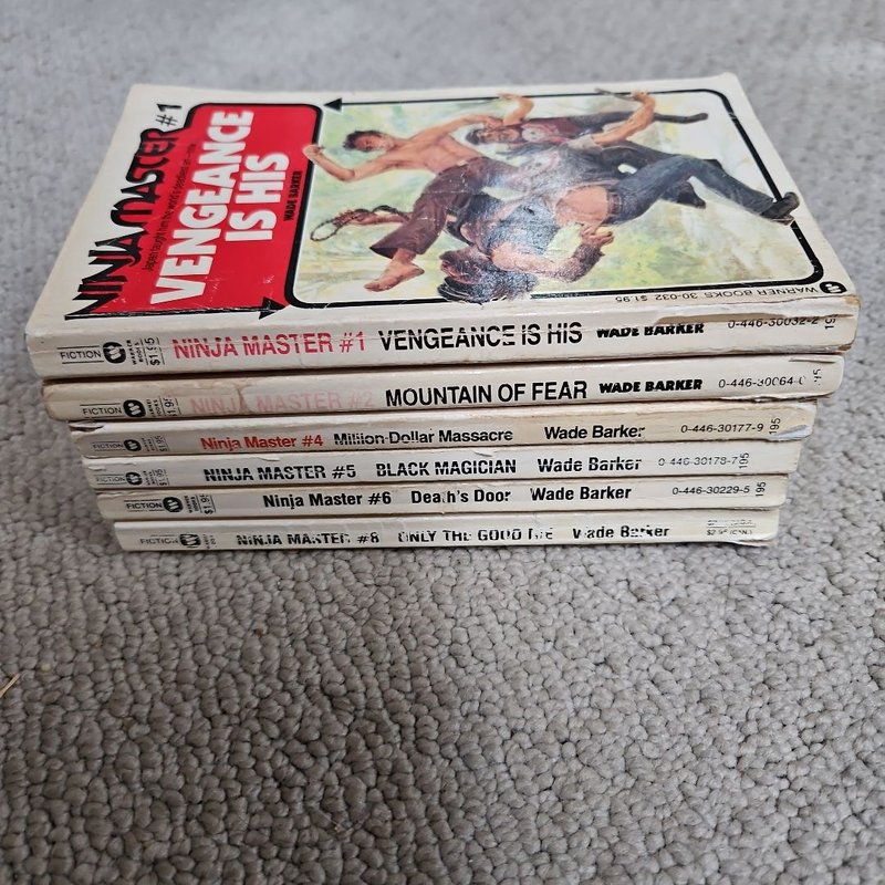 Ninja Master lot, vintage books by Wade Barker, Paperback | Pangobooks