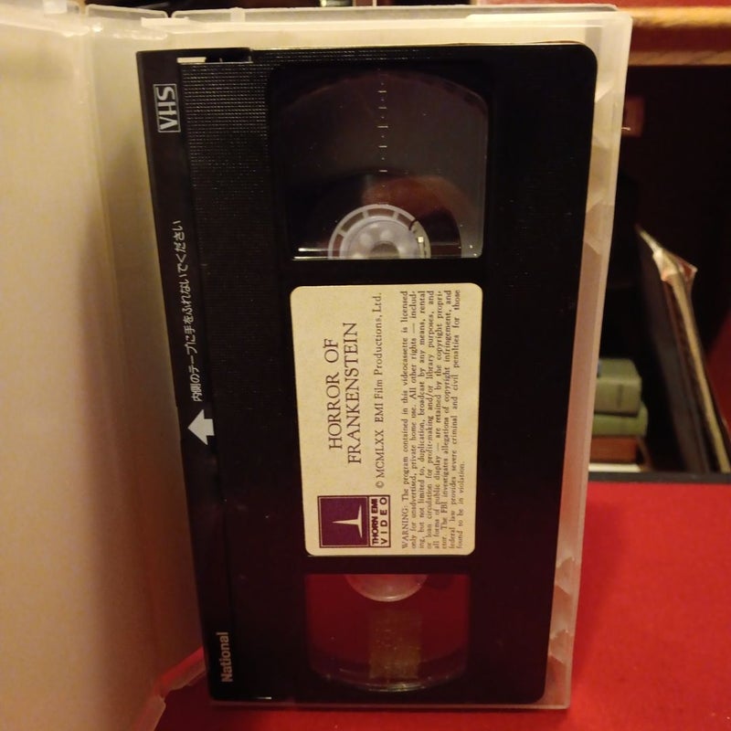 Horror of Frankenstein 1970 Ralph Bates, vintage VHS by Jimmy Sangster ...