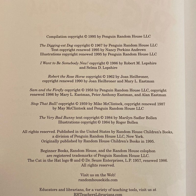 The Big Red Book of Beginner Books by P. D. Eastman, Al Perkins, Robert ...