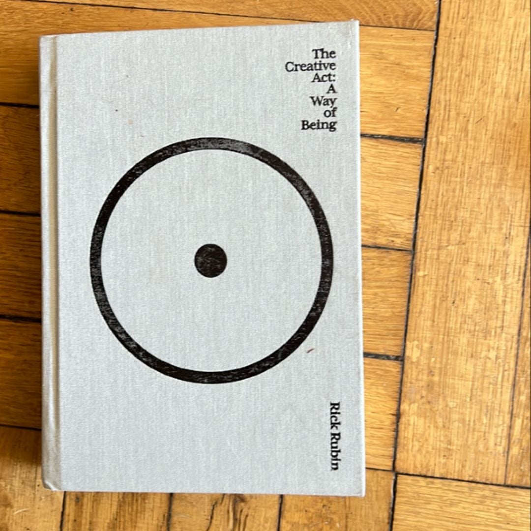 The creative act: a way of being by Rick Rubin , Hardcover | Pangobooks