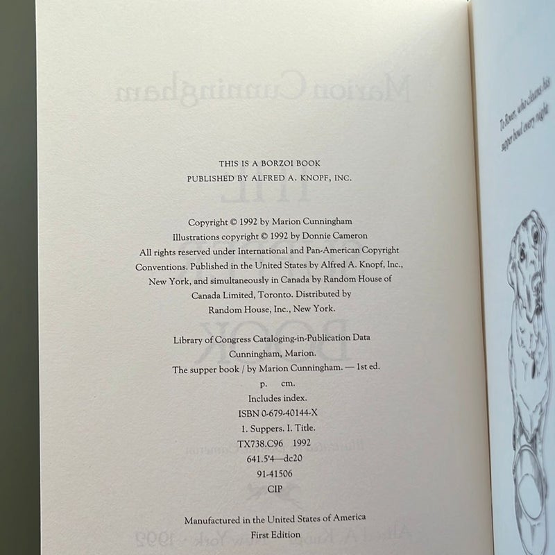 The Supper Book by Marion Cunningham, Hardcover | Pangobooks