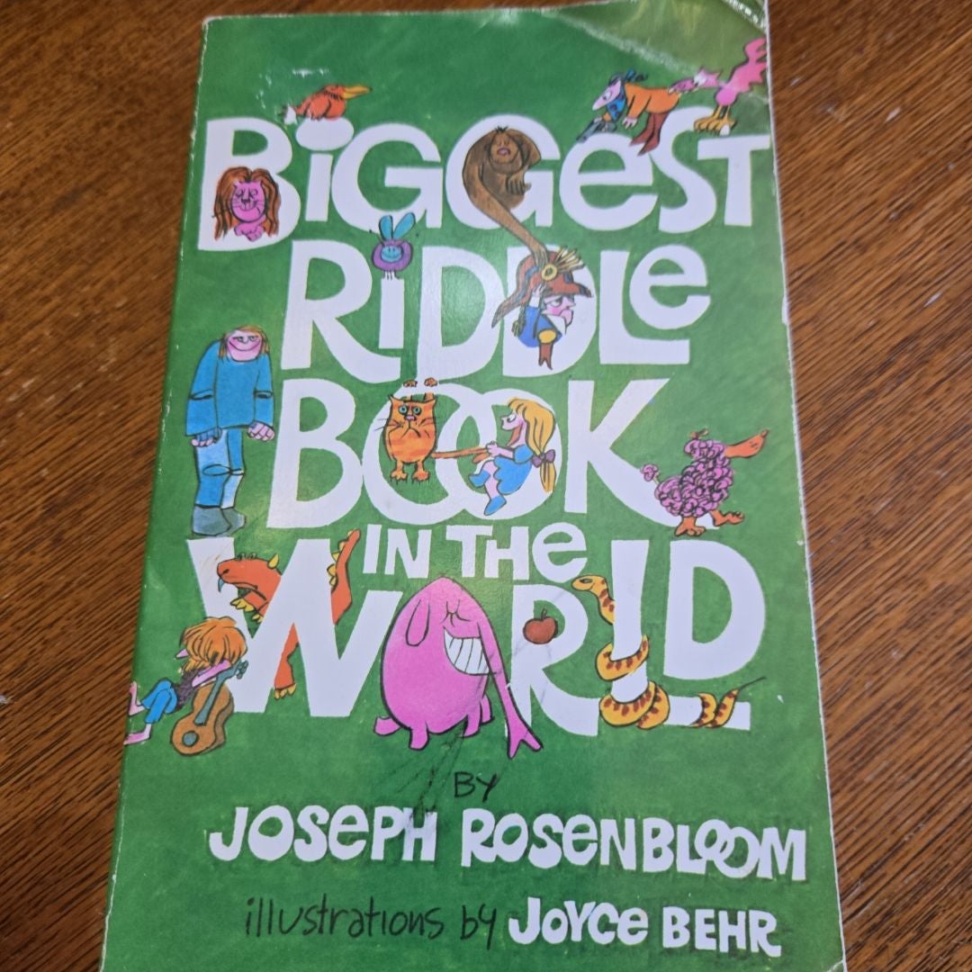 Biggest Riddle Book in the World by Joseph Rosenbloom