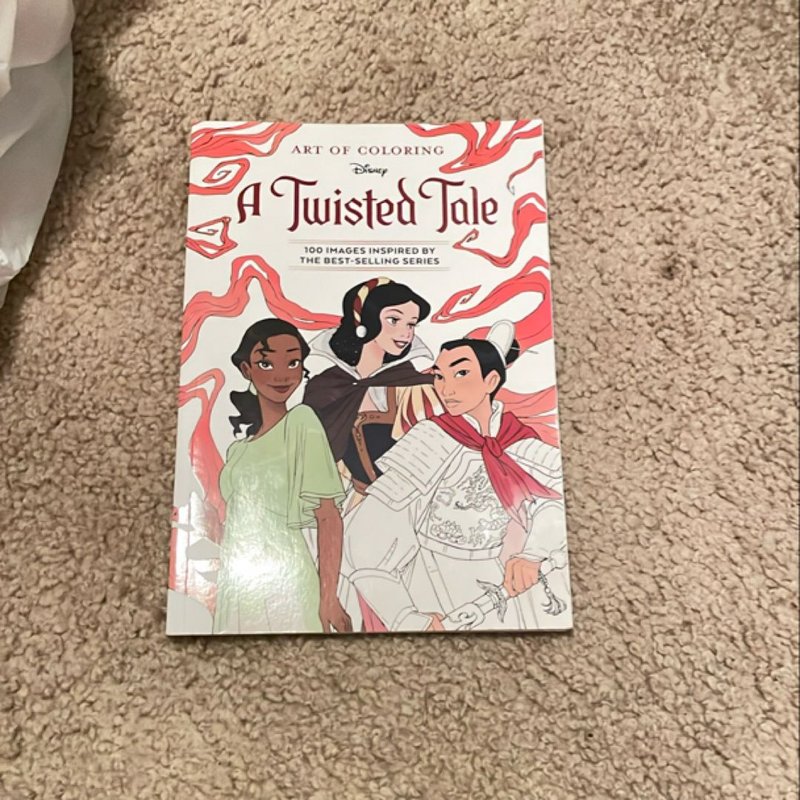 Art of Coloring: a Twisted Tale by Disney Books