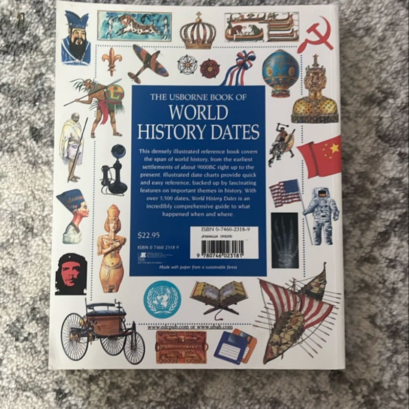 World History Dates by Jane Chisholm