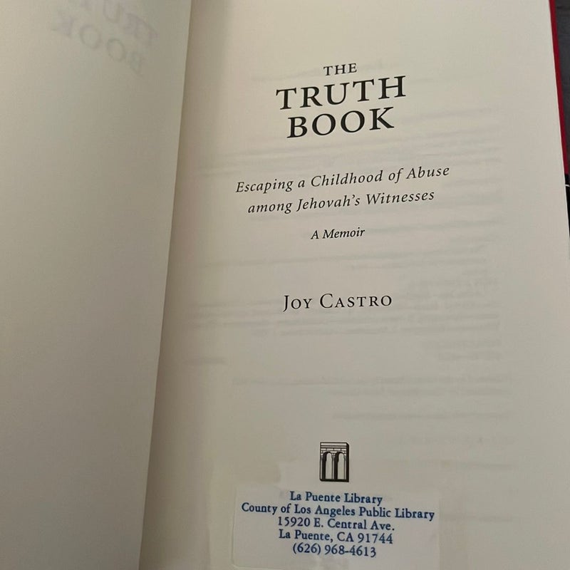 The Truth Book by Joy Castro, Hardcover | Pangobooks