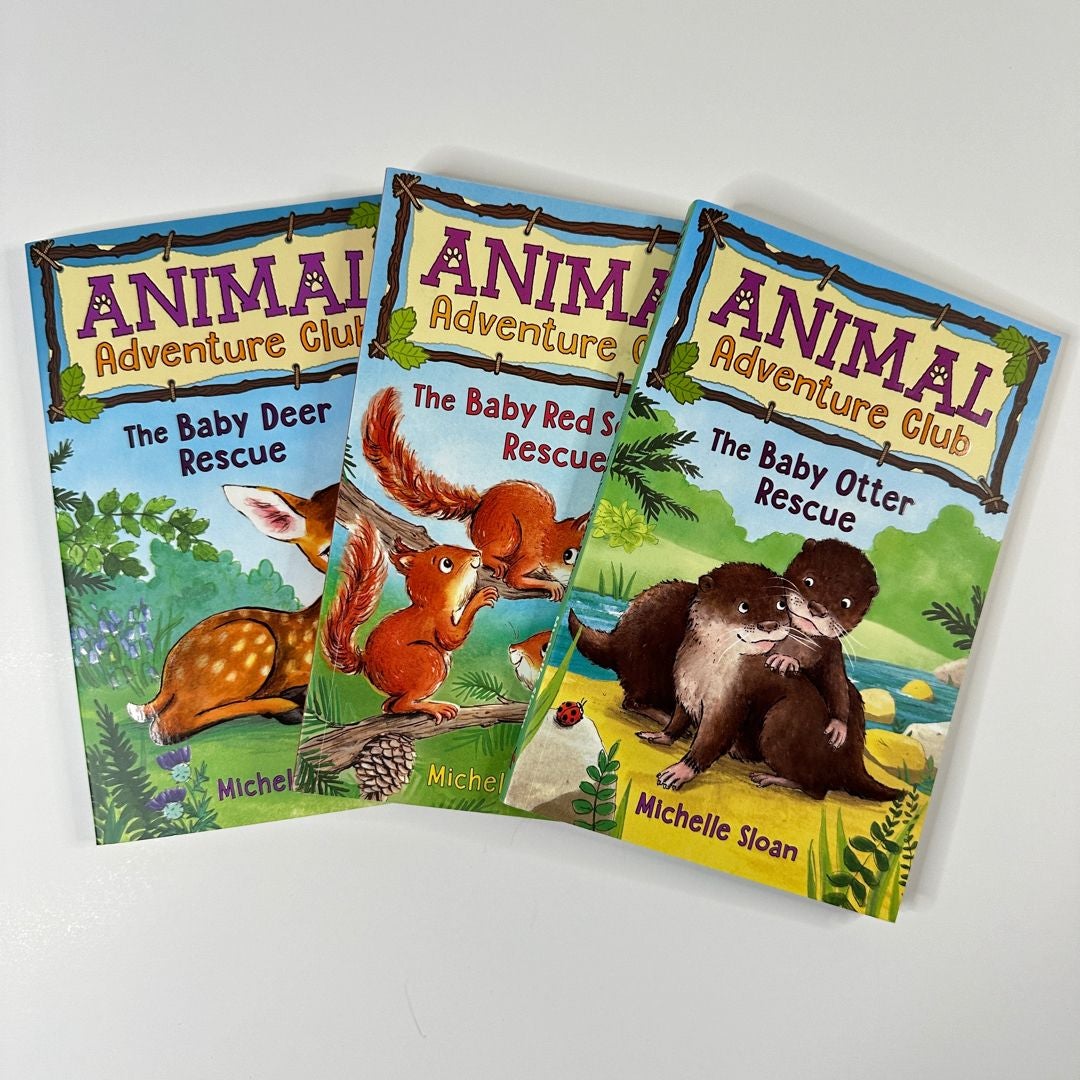 Animal Adventure Club bundle, 3 books by Michelle Sloan, Paperback ...