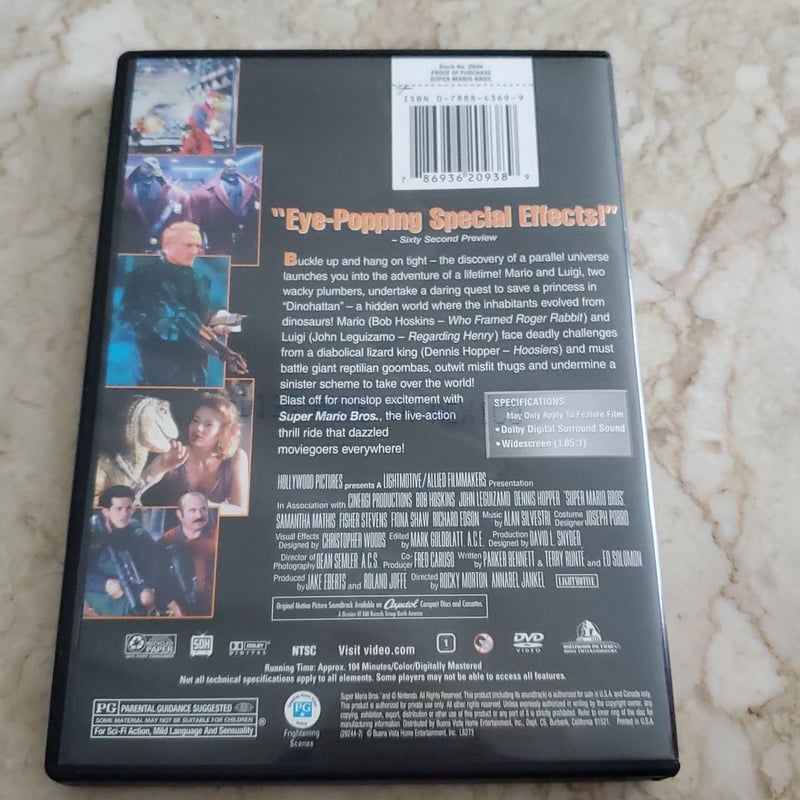 Super Mario Bros. DVD movie by Nintendo, Paperback | Pangobooks