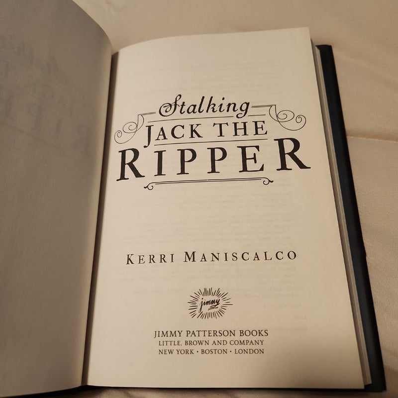 Stalking Jack the Ripper by Kerri Maniscalco, Hardcover | Pangobooks