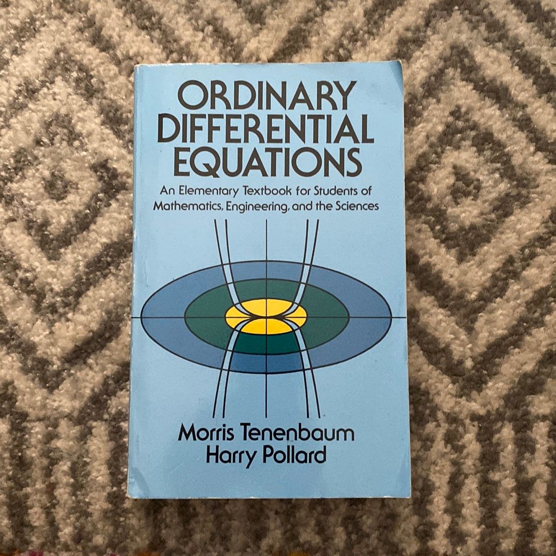 Ordinary Differential Equations by Morris Tenenbaum, Paperback | Pangobooks Ordinary Differential Equations by Morris Tenenbaum, Paperback | Pangobooks