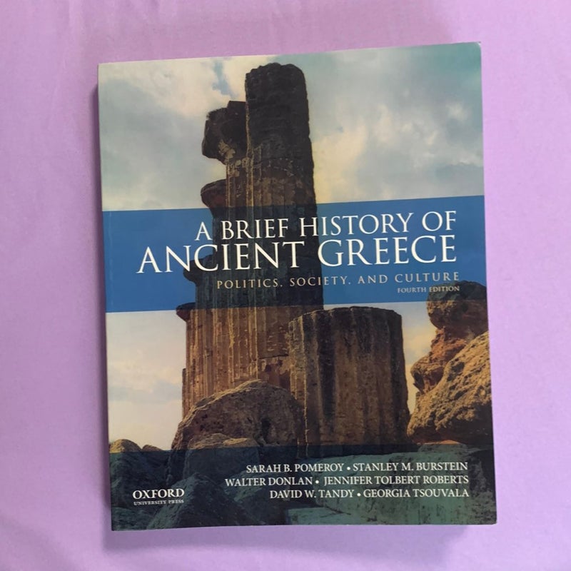 A Brief History of Ancient Greece by Sarah B. Pomeroy, Stanley M ...