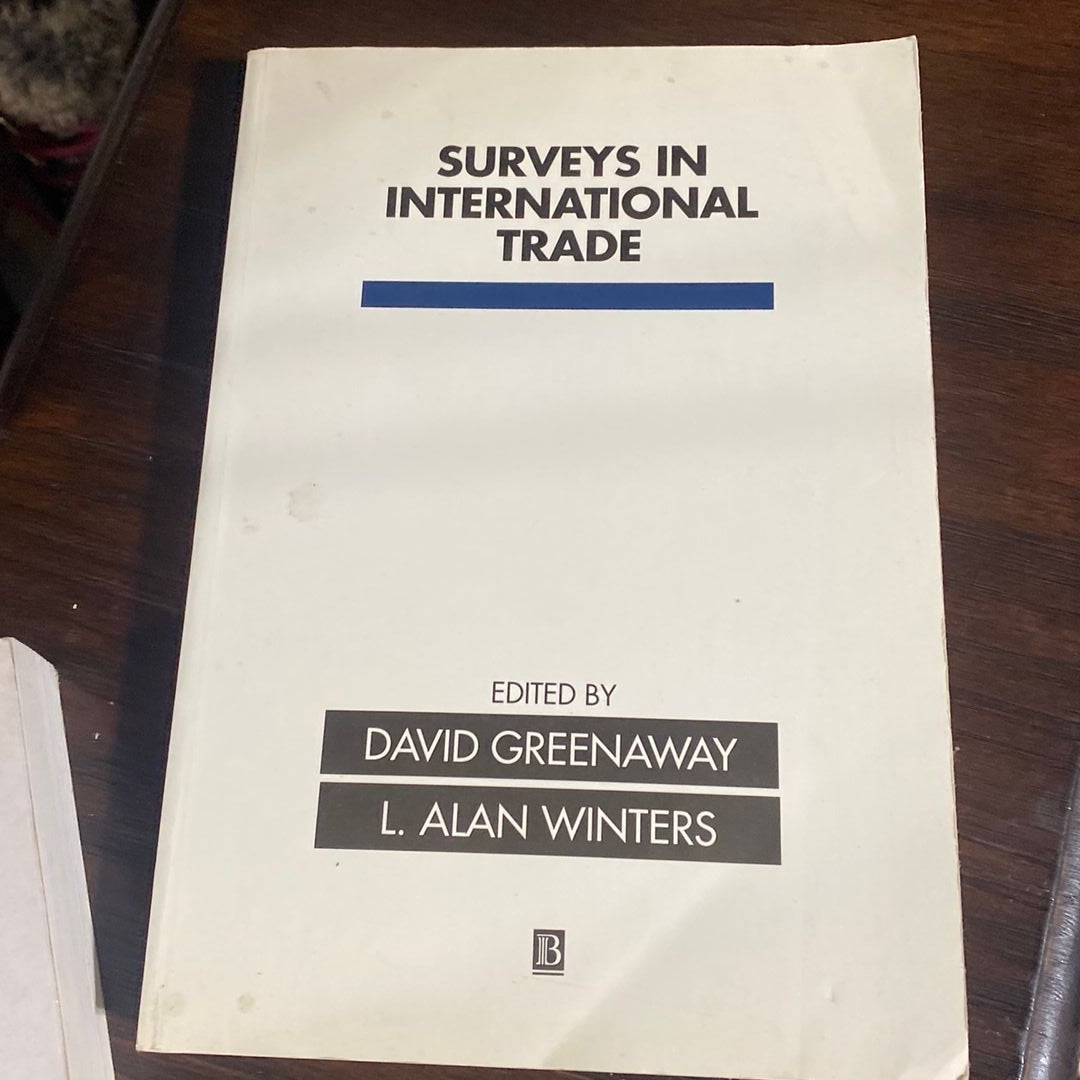 Surveys in International Trade by David Greenaway, Paperback | Pangobooks