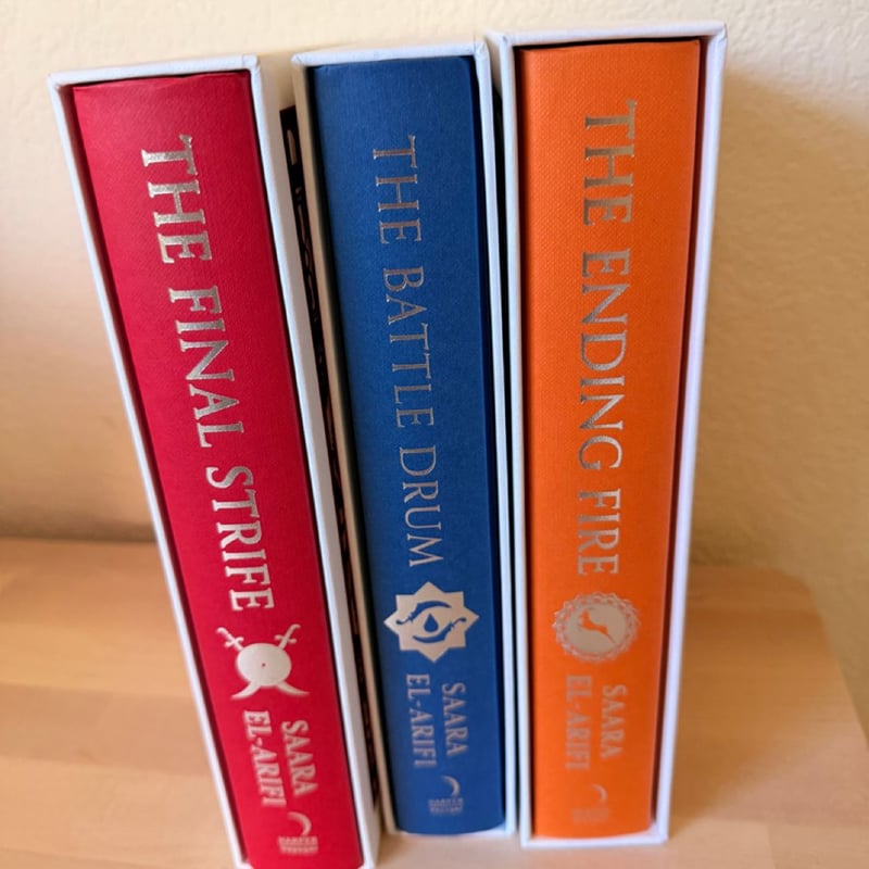 Ending fire trilogy goldsbori signed and numbered by Saara El-Arifi ...