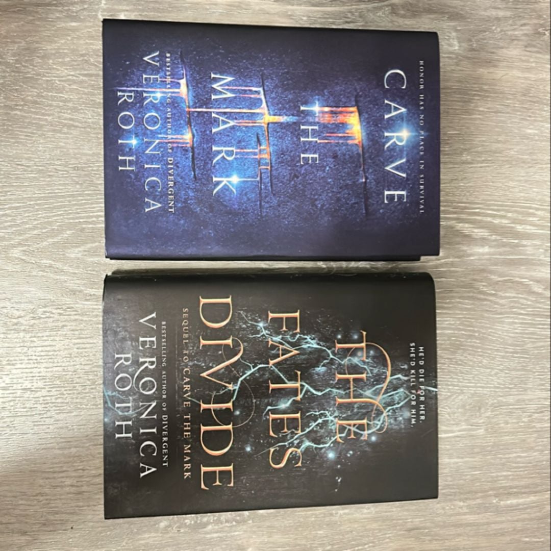 Carve the Mark AND The Fates Divide by Veronica Roth, Hardcover ...
