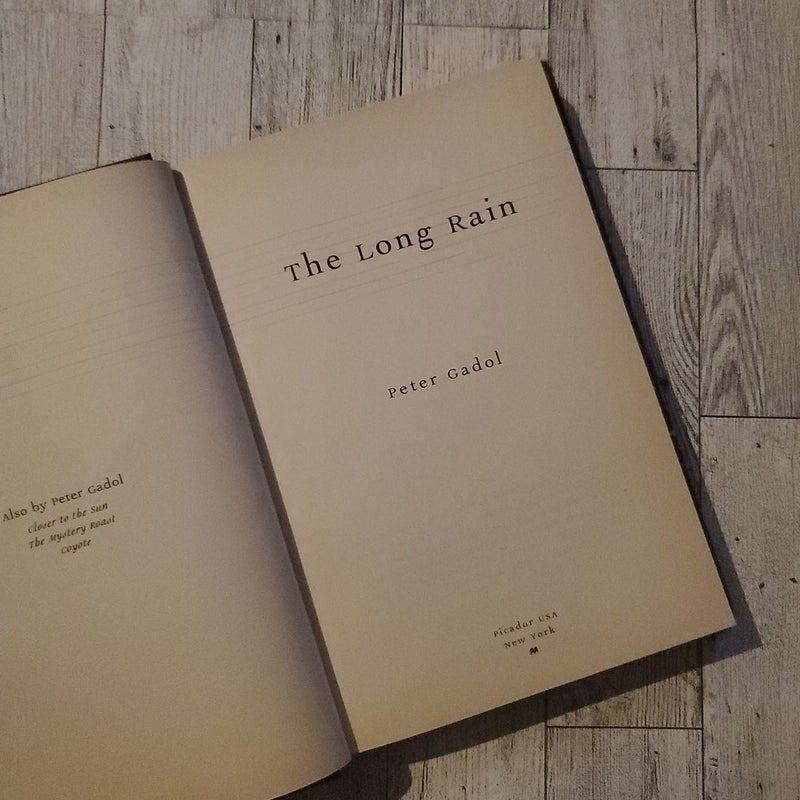 The Long Rain by Peter Gadol, Hardcover | Pangobooks