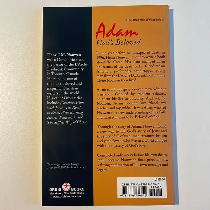 Adam by Henri J. M. Nouwen