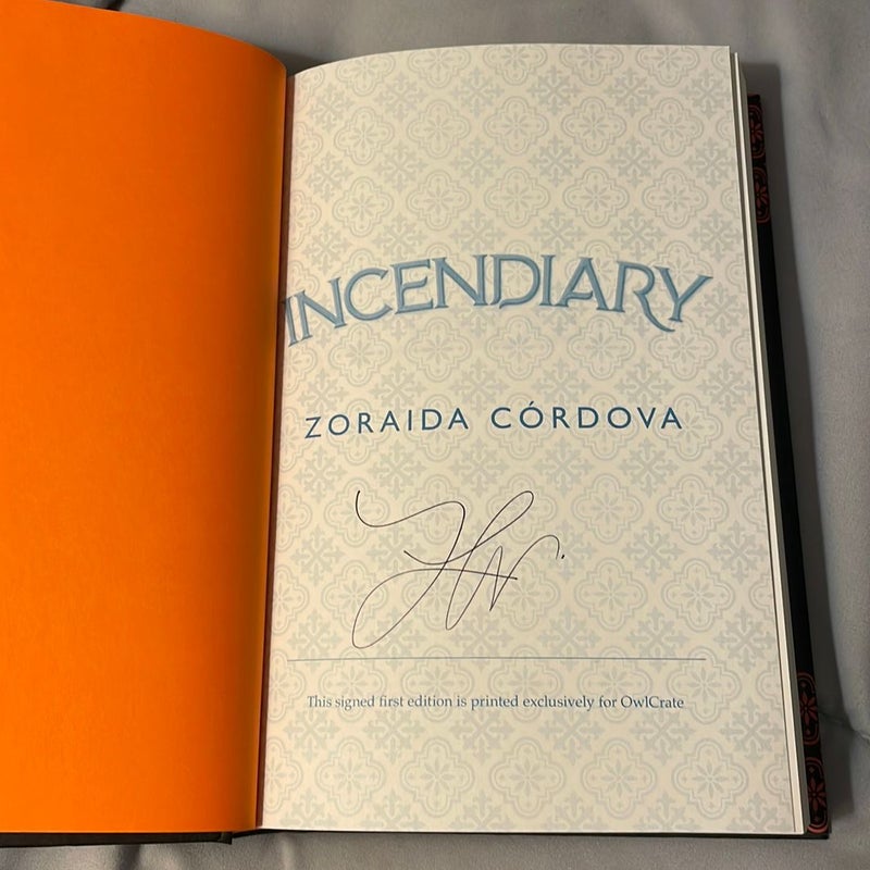 Incendiary - Signed by Zoraida Cordova, Hardcover | Pangobooks