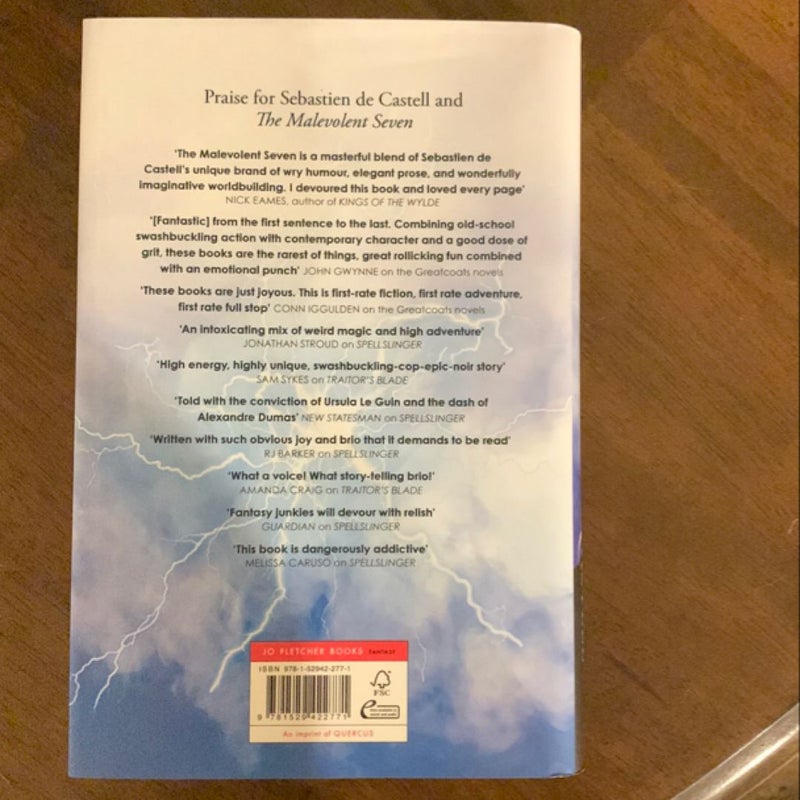 The Malevolent Seven by Sebastien de Castell