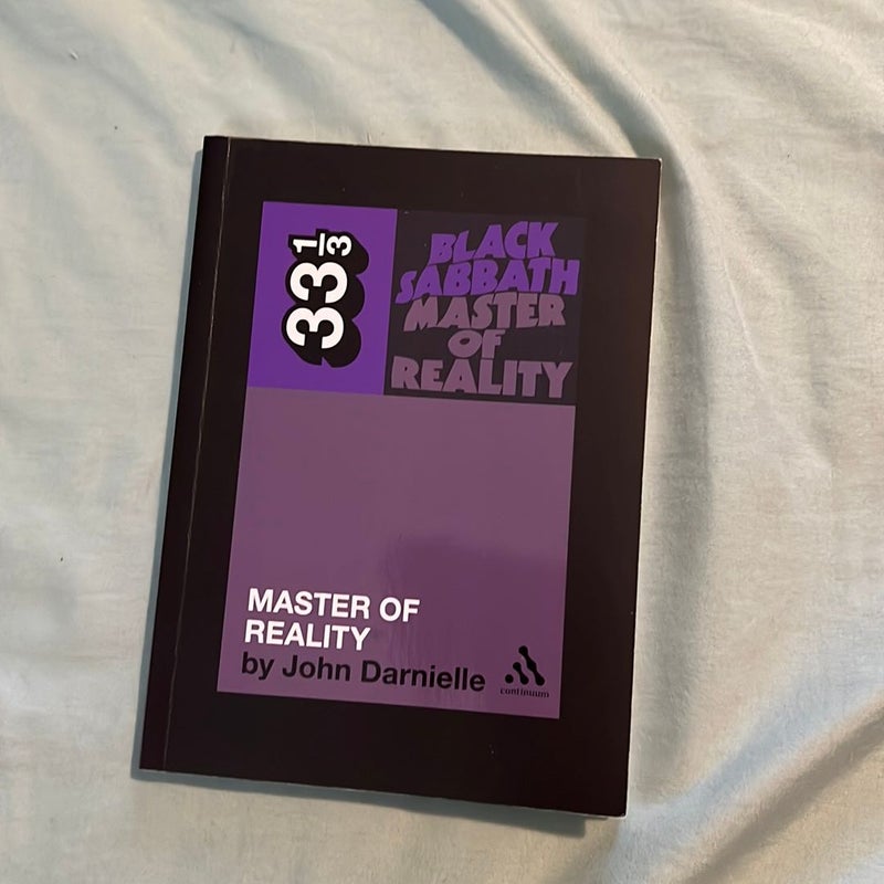 Black Sabbath's Master of Reality by John Darnielle