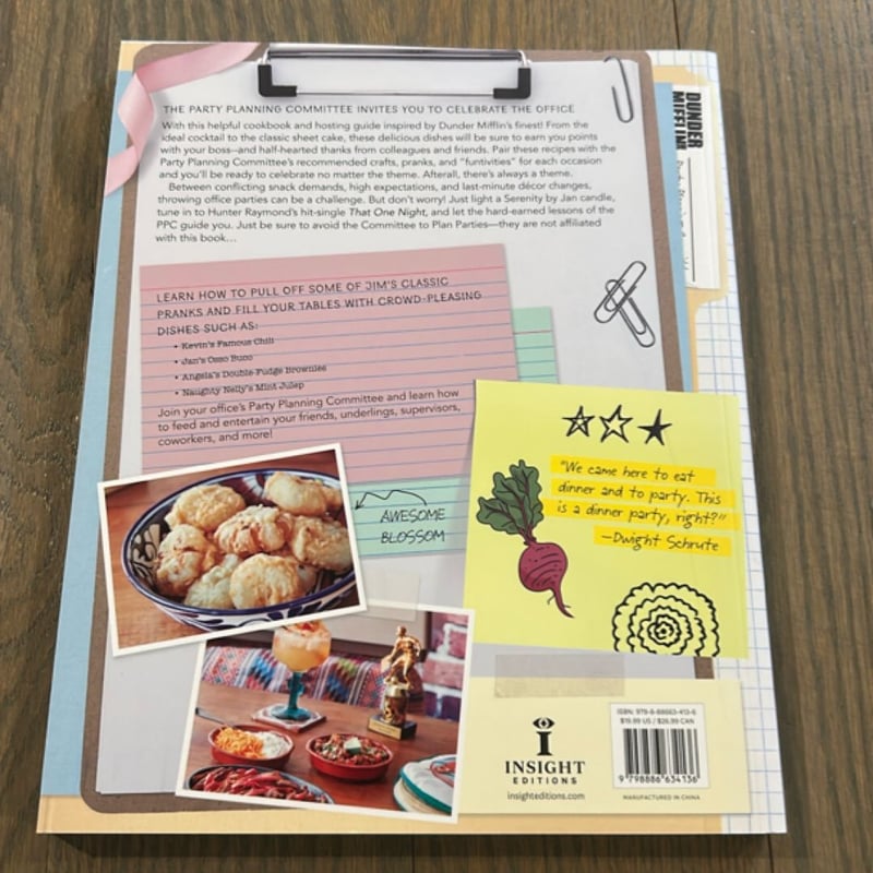 The Office: the Official Cookbook and Party Planning Guide by Julie ...
